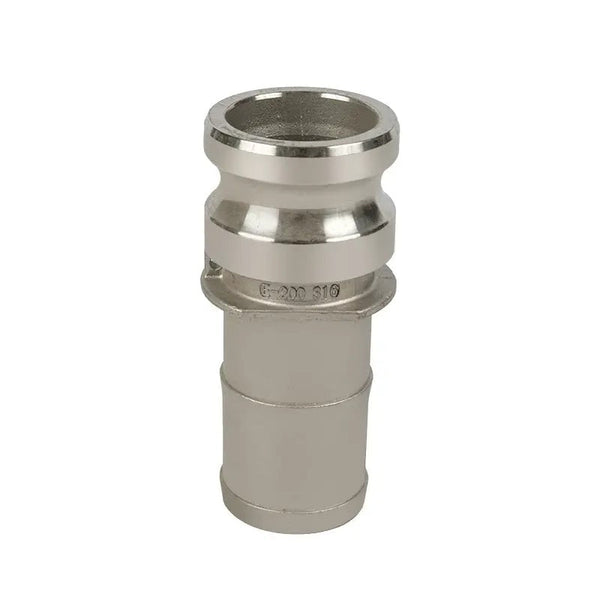 Stainless Steel Camlock Couplings Type-E Male Adapter x Hose Shank ...